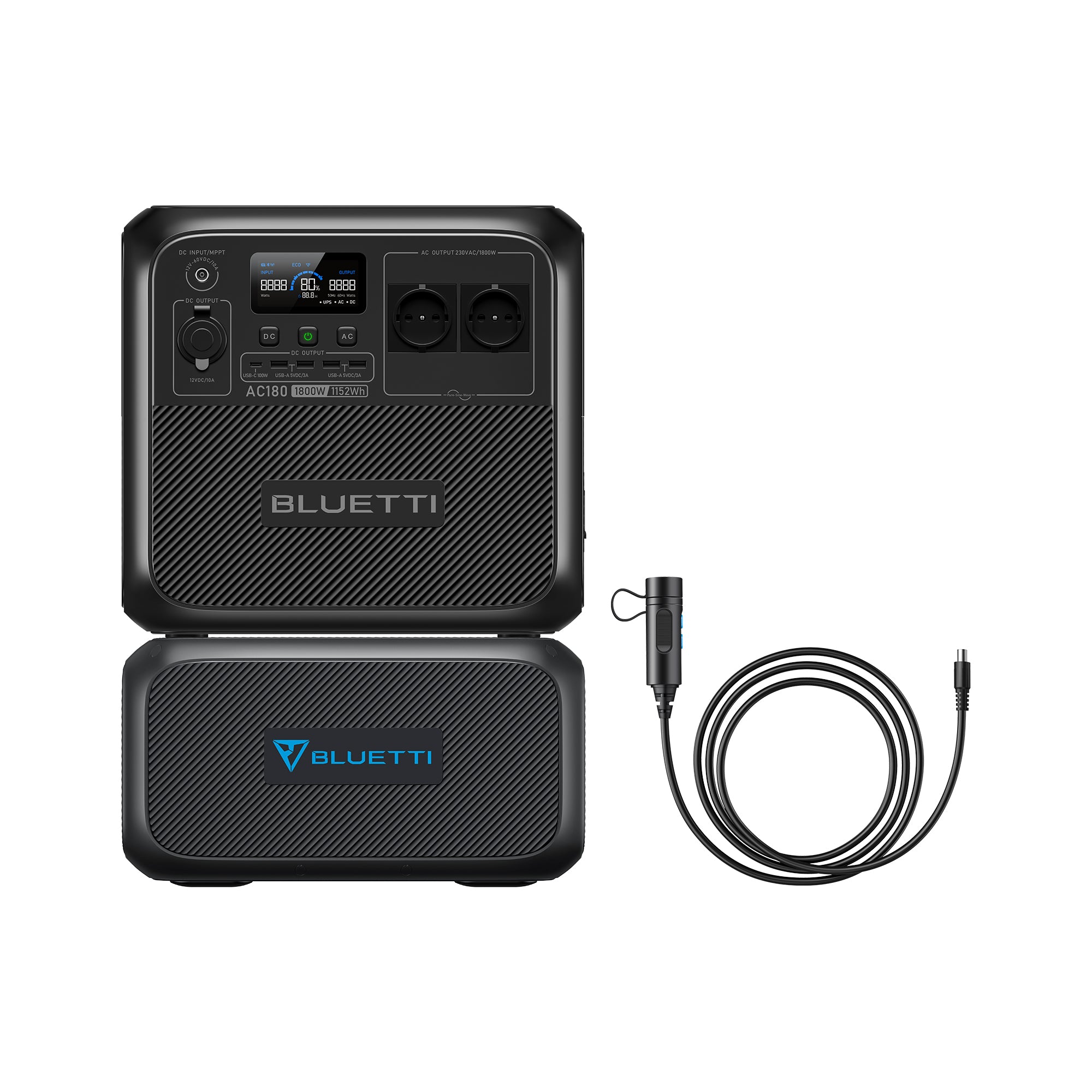 BLUETTI AC180/P Portable Power Station | 1800W 1152Wh/1440Wh BLUETTI AC180/P Portable Power Station | 1800W 1152Wh/1440Wh