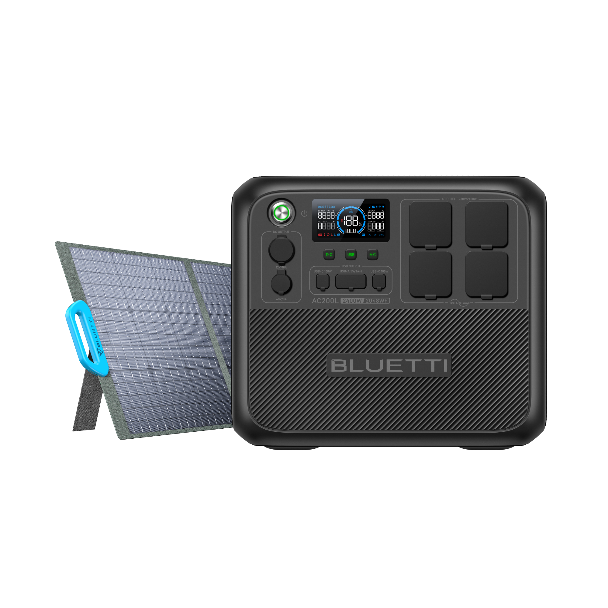 BLUETTI AC200L: Redefining Power with 2400W and 2048Wh Capacity