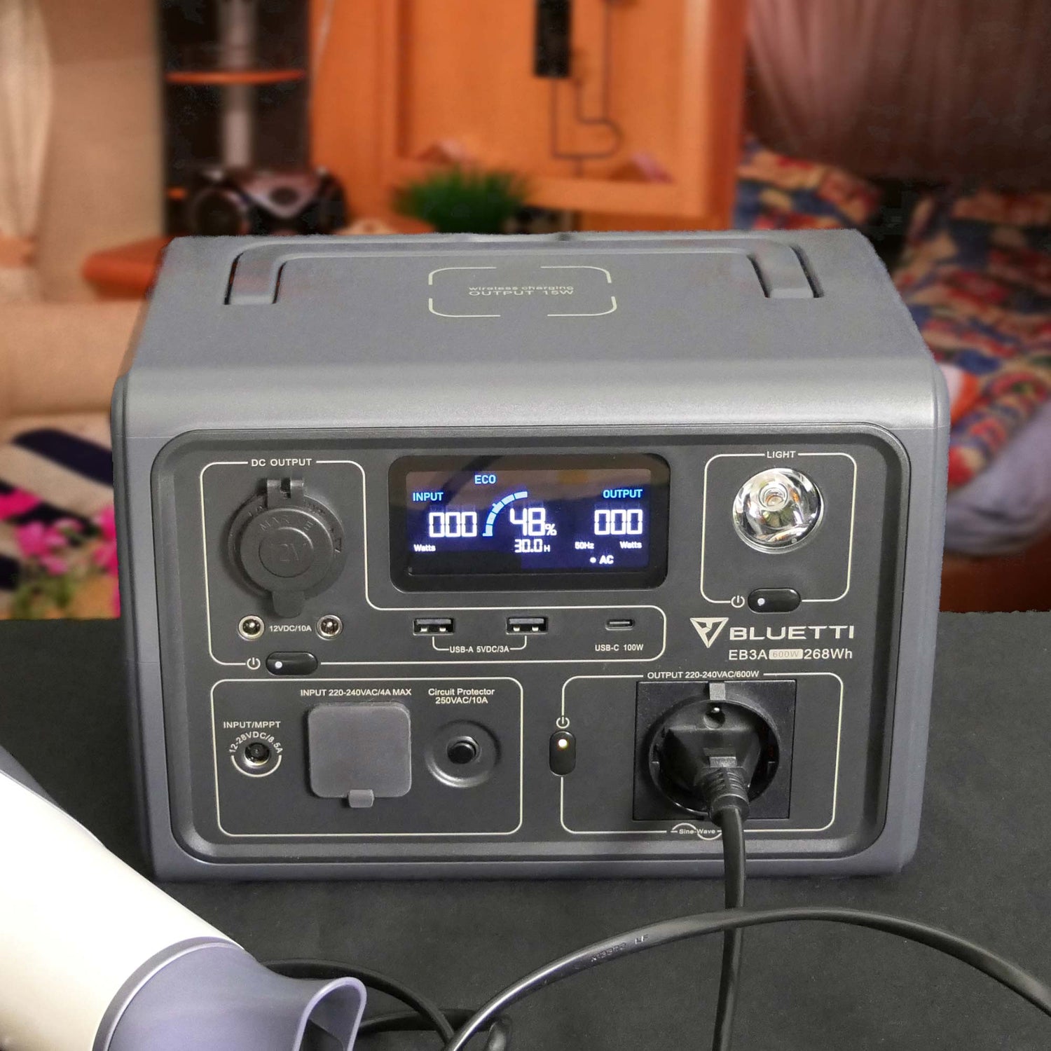 BLUETTI EB3A Portable Power Station | 600W 268Wh