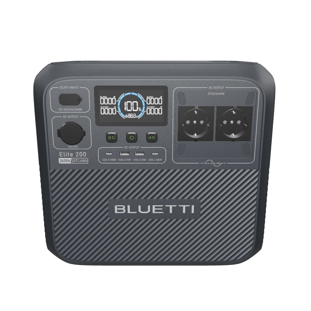 BLUETTI Elite 200 V2 Portable Power Station | 2.073,6Wh 2.600W